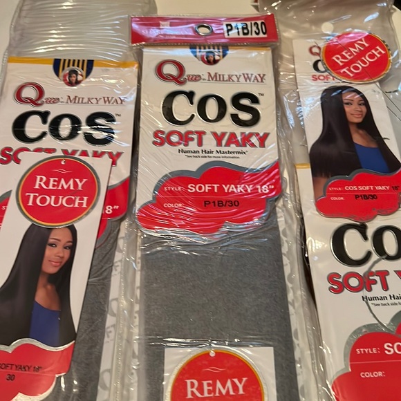 Hair | Milky Way Cos Soft Yaky 10 Human Hair Master Mix Weaves | Poshmark